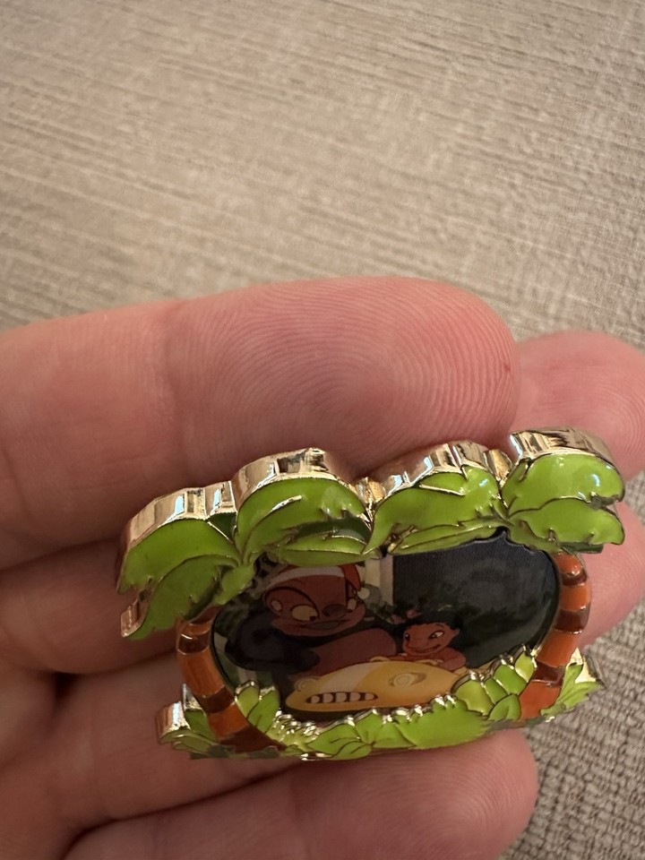 Disney fantasy pin Park Pack Palm Tree Frame Version 3 Lilo and Jumba ...