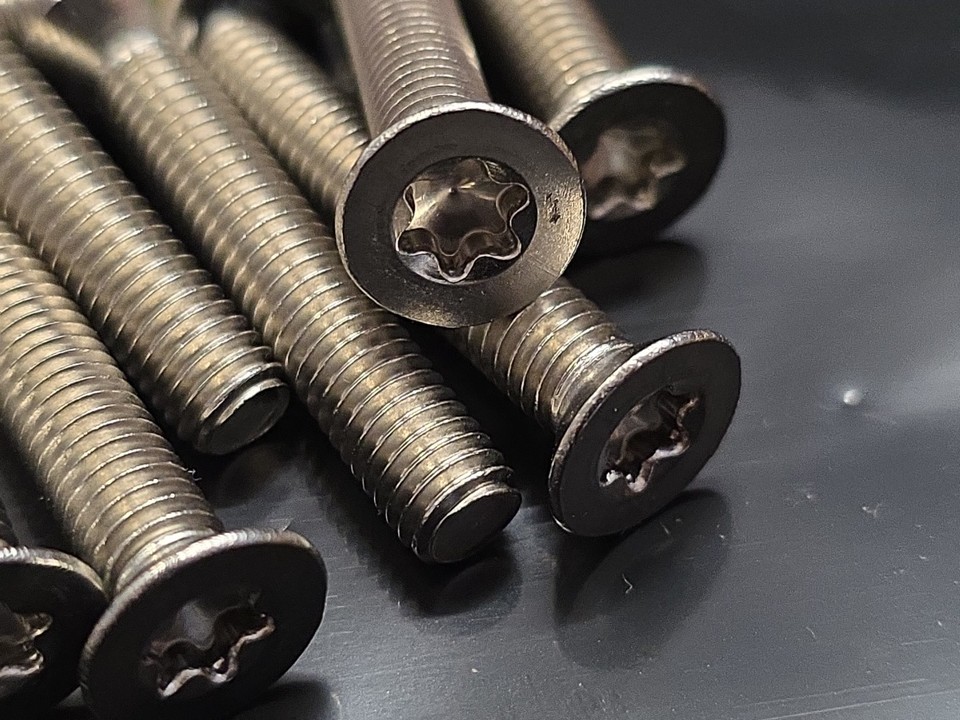 M6 X 35MM TORX COUNTERSUNK MACHINE SCREWS CSK SIX LOBE BOLTS STAINLESS ...