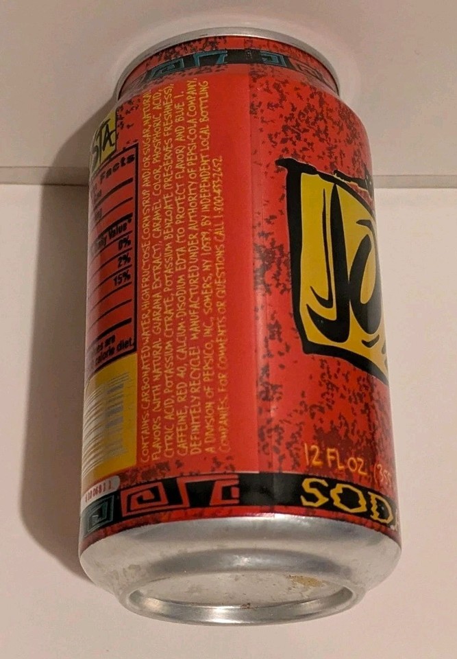 1997 Josta Soda Empty 12oz Can Rare Josta Made With Guarana | eBay