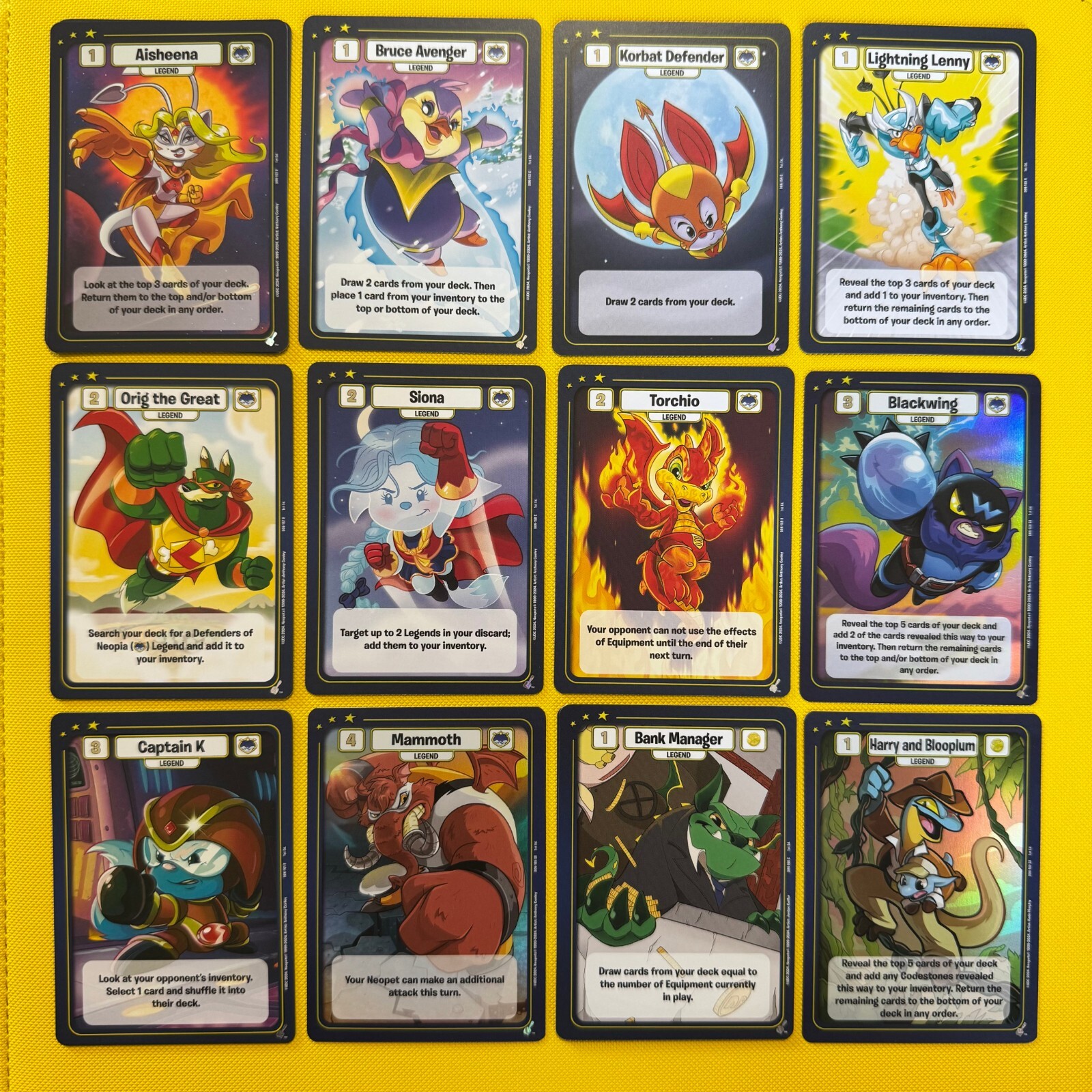 Neopets Upper Deck Battledome TCG Singles - Defenders of Neopia Legend ...