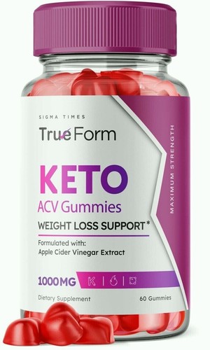 Sigma Times TrueForm Keto ACV Apple Cider Vinegar Gummy Weight Loss ...