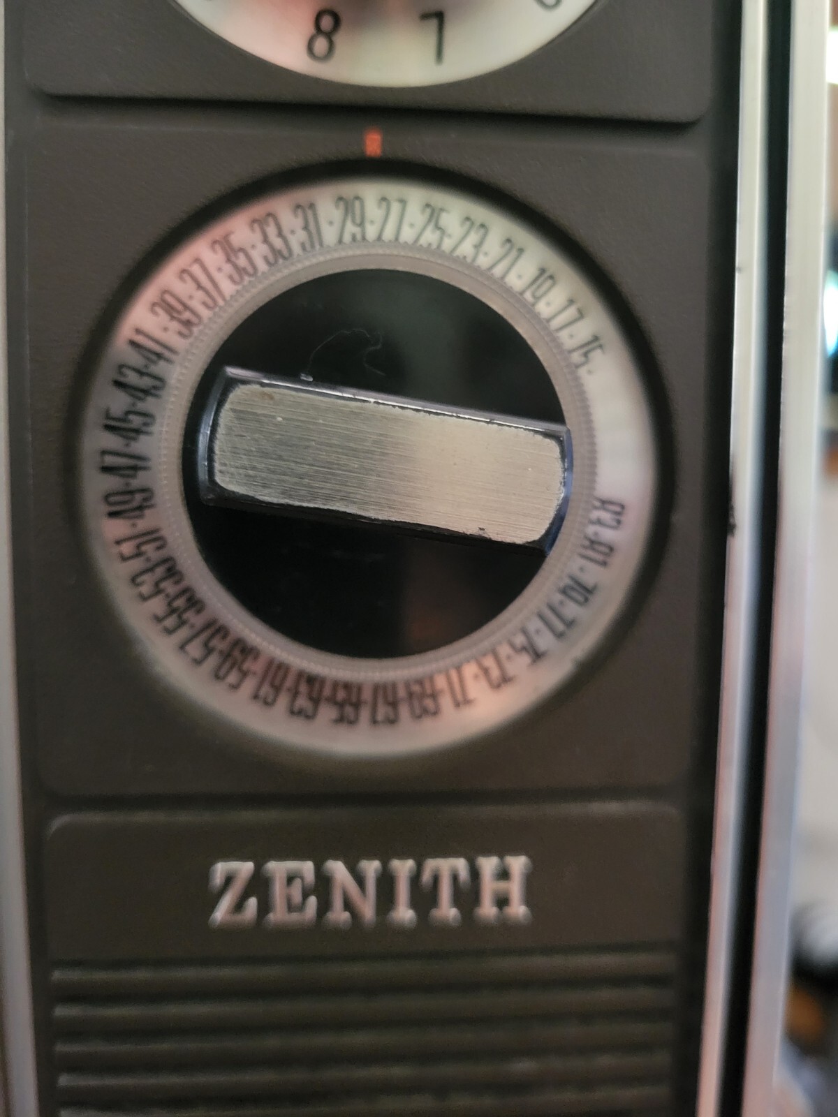 Zenith TV 13" Tube Television Retro Flip Knobs Vintage Working Black ...