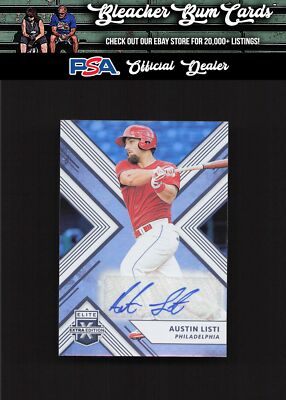 2018 Panini Elite Extra Edition 102 Austin Listi Autographs | eBay