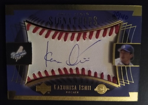 2003 UPPER DECK SWEET SPOT KAZUHISA ISHII AUTO AUTOGRAPH #'d 20/40 SP RARE!!!! | eBay