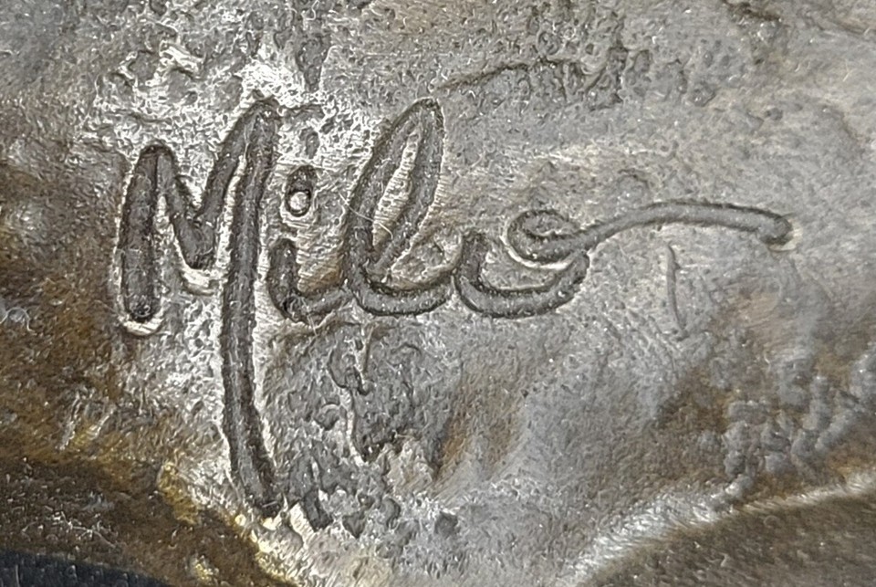 Milo`s Bronze Animal Sculpture: Lioness in Hunt Bull Confrontation ...