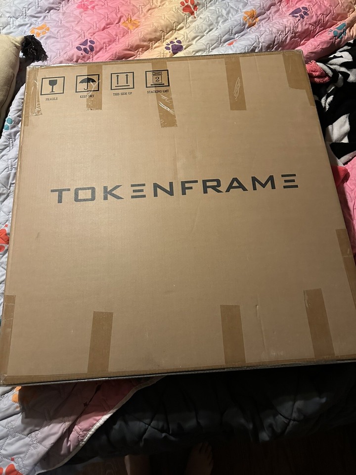 33" Stunning Mahogany Tokenframe NFT Display New | eBay