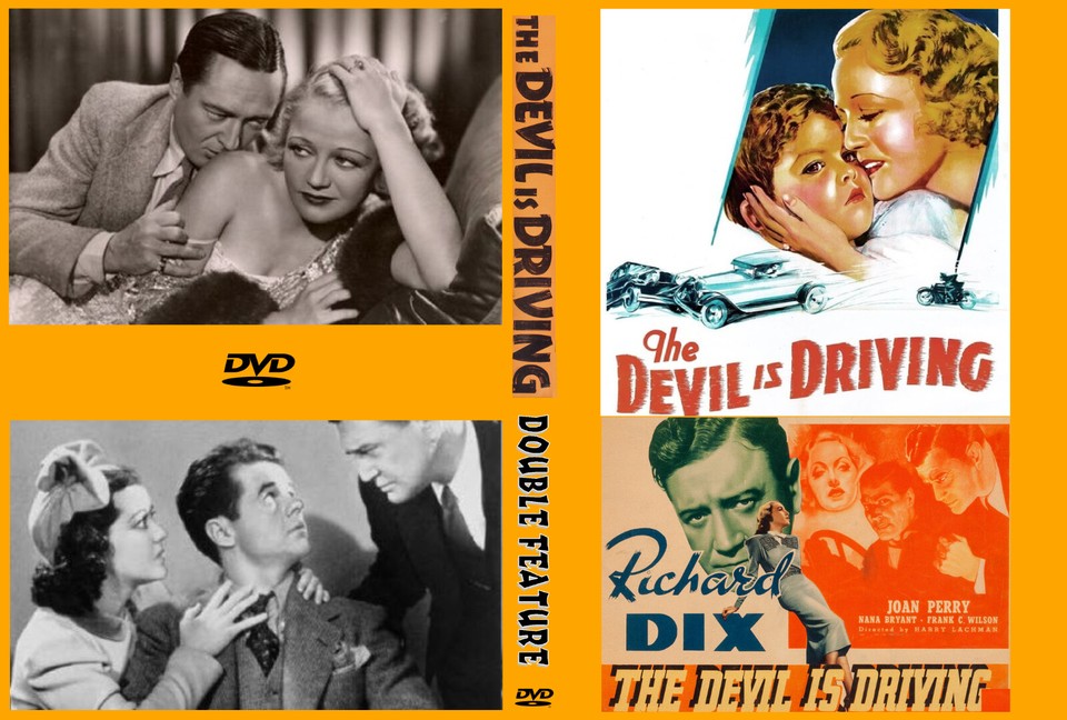 THE DEVIL IS DRIVING DOUBLE FEATURE 1932/1937 Edmund Lowe/Richard Dix | eBay