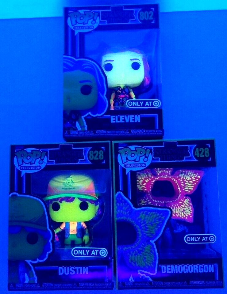 STRANGER THINGS FUNKO PoP! Eleven, Dustin, Demogorgon Exclusives | eBay