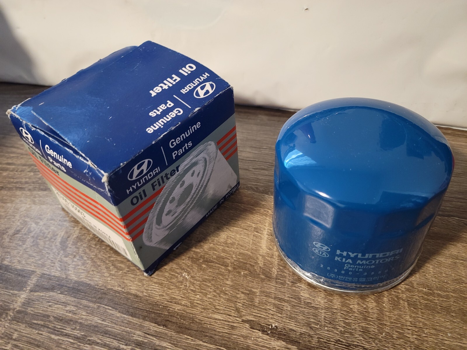 Hyundai FILTER ASSY-ENGINE OIL 2630035505 replaces 2630035504 and ...