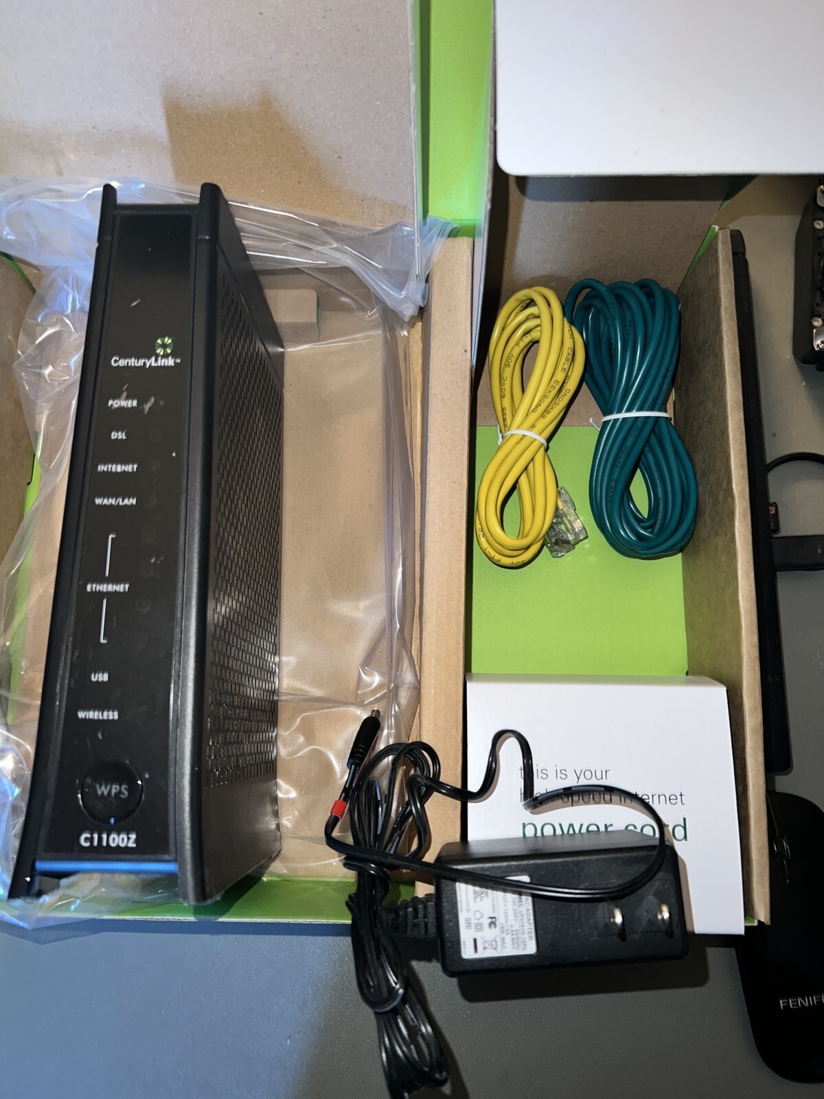 CenturyLink C1100Z ZyXEL 802.11n Wireless Modem Router VDSL ADSL2 ...