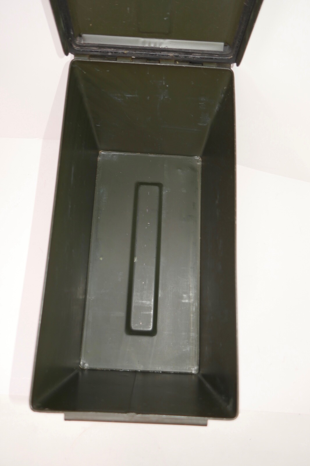 Metal Military Ammo Box Empty Storage Container ~ CAL .50 Linked M9 | eBay