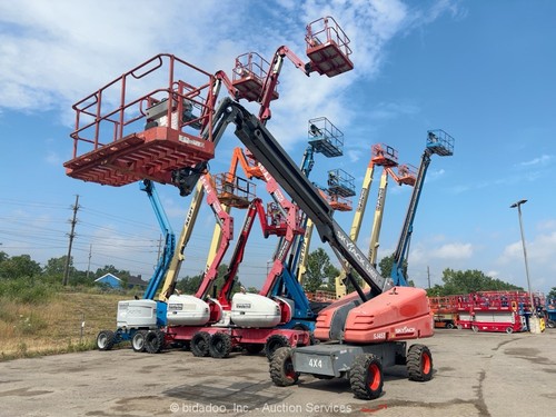 2014 Skyjack SJ45T 45’ 4WD Diesel Telescopic Boom Lift Man Aerial Jib ...