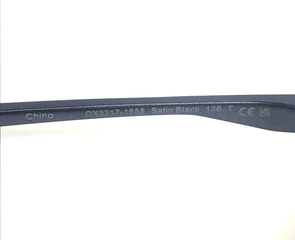 Oakley Eyeglasses Frames Socket 5.0 OX3217-1655 Satin Black Rectangle ...