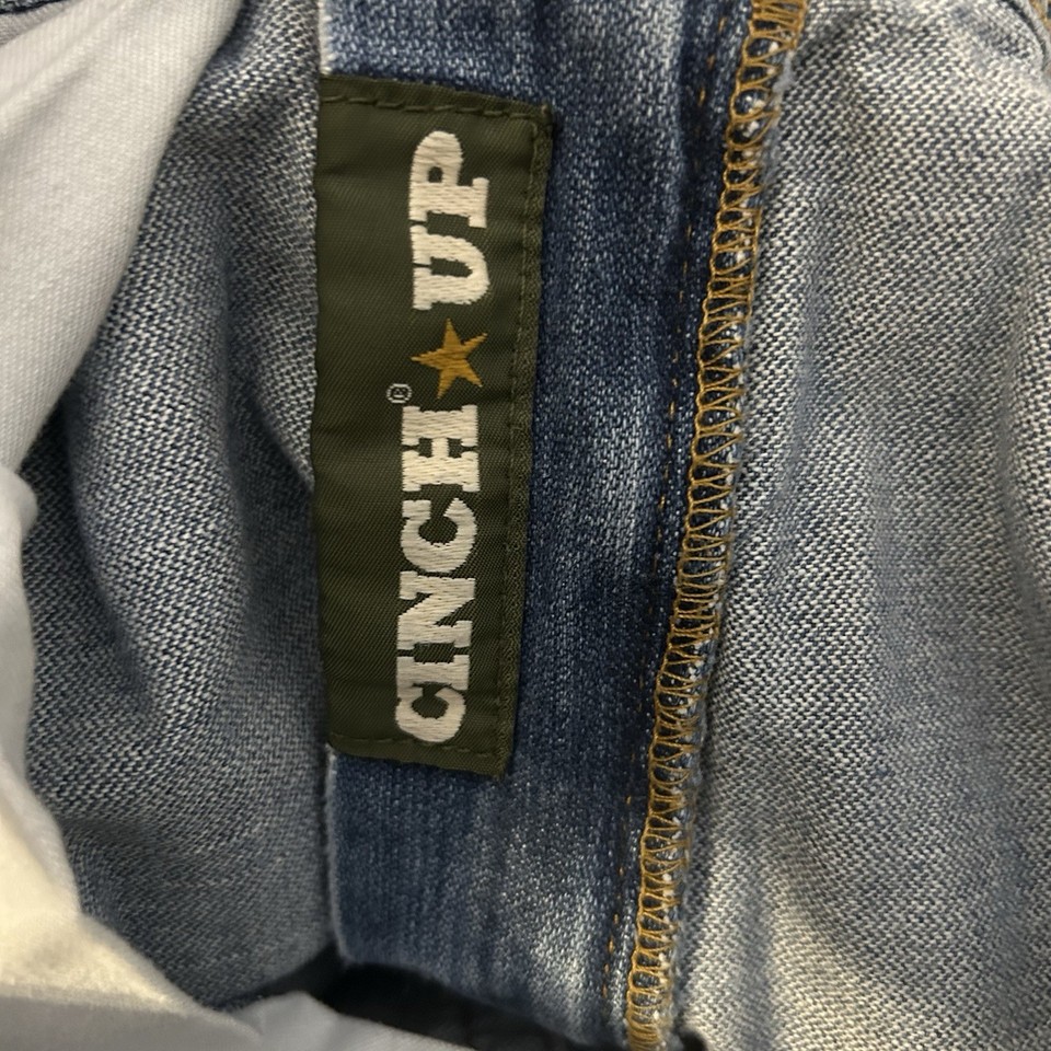 Cinch Green Label Straight Jeans Mens Size 34x34 High Rise Medium Wash ...