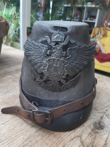 German Prussian Africa colonial troops sea marines shako leather WW1 ...