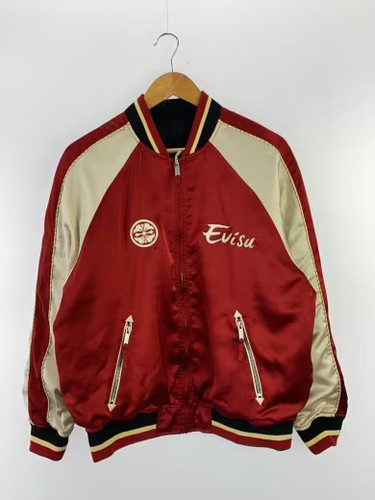 EVISU Sukajan Jacket/ Size M/ Polyester/ Red/ 2ESHTM4JK7007LFSN | eBay UK