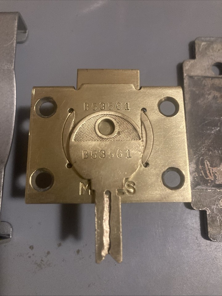 Original Mills Slot Machine Back Door Lock. Matching Serial Numbers | eBay