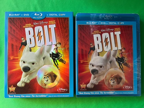Disney Bolt Blu-ray Disc + DVD + Digital Copy ‘09 NEW Factory Sealed w ...