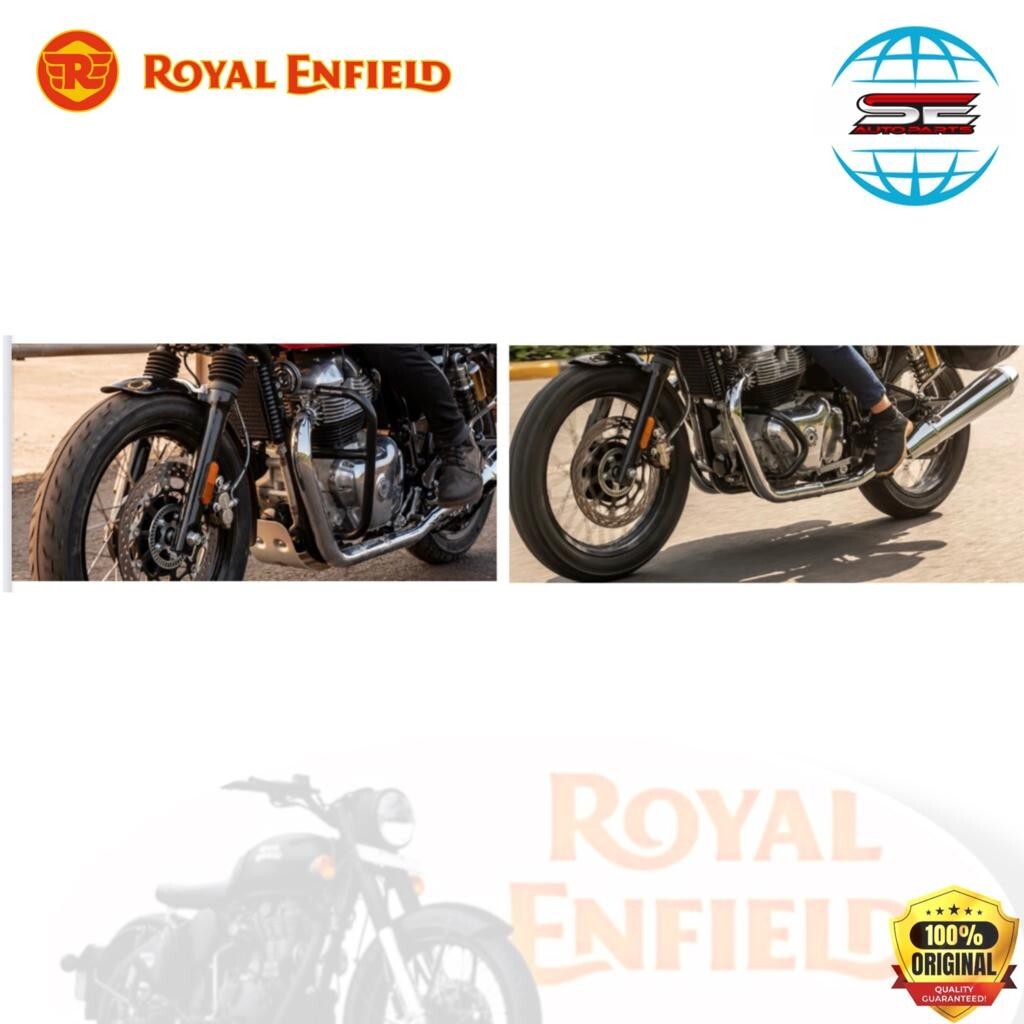 For Royal Enfield Interceptor 650/ black Compact Engine Guards 1990408 ...