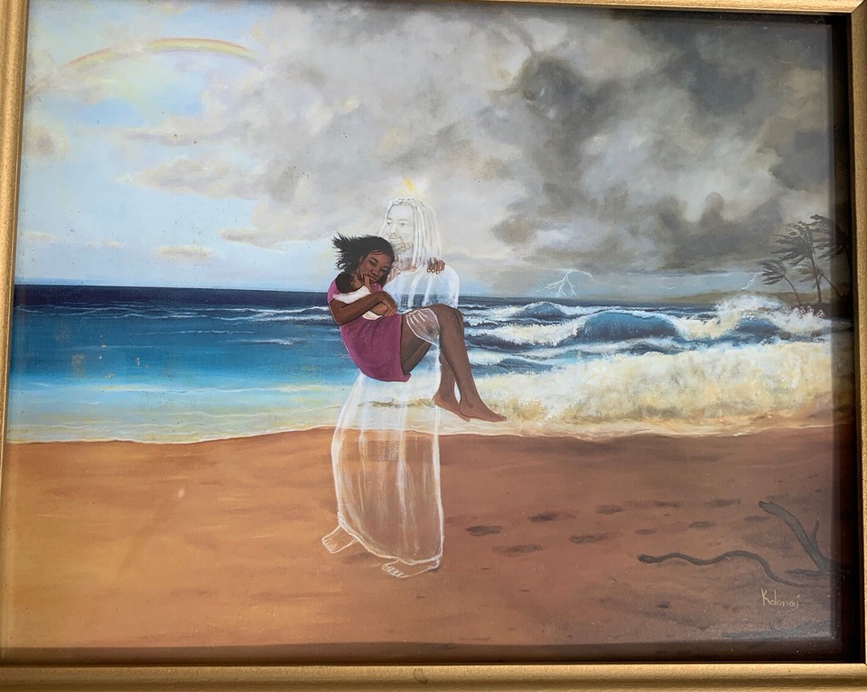 Kolongi Brathwaite "Footprints" Framed Mini Print 13x11 | eBay