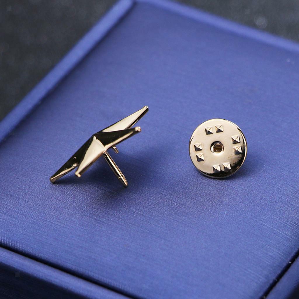 Star Brooch Pins Badge Suit Shirt Lapel Pin Collor Pins Gold | eBay UK