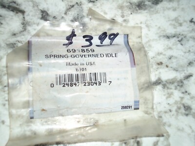 ONE NEW GENUINE BRIGGS & STRATTON PART # 691859 CARBURETOR GOVERNOR ...