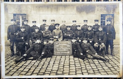 Young German Soldiers joint photo for memory. Freiberg training centre ...