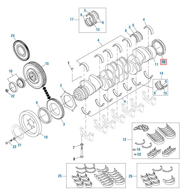 Rear Crankshaft Seal for Detroit Series 50 & 60 | PAI # 636024 | Ref ...