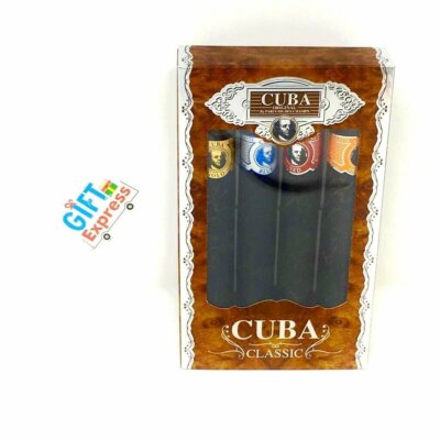 CUBA CLASSIC 4 Piece Variety Set 4 X 1.17 Oz EDT Cologne for Men NEW IN ...