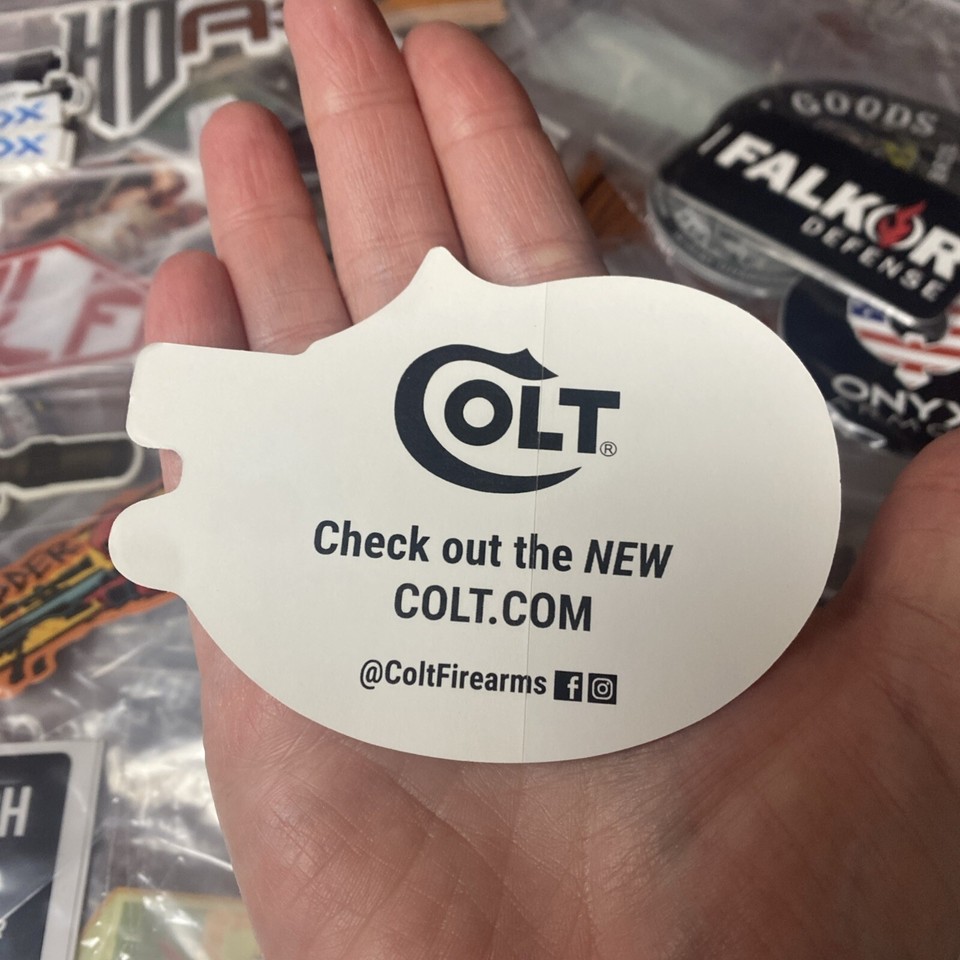 NEW 2025 SHOT SHOW Colt Firearms Decal Sticker Guns Pistol Rifle ...