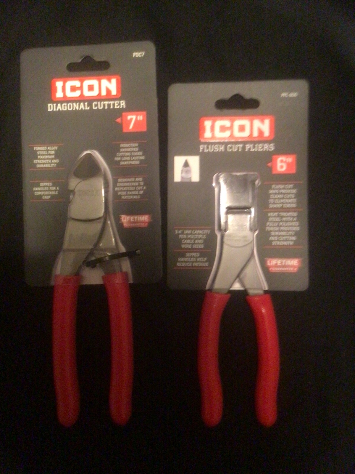 Icon 6" Flush Cut Pliers & Icon 7” diagonal cut pliers | eBay