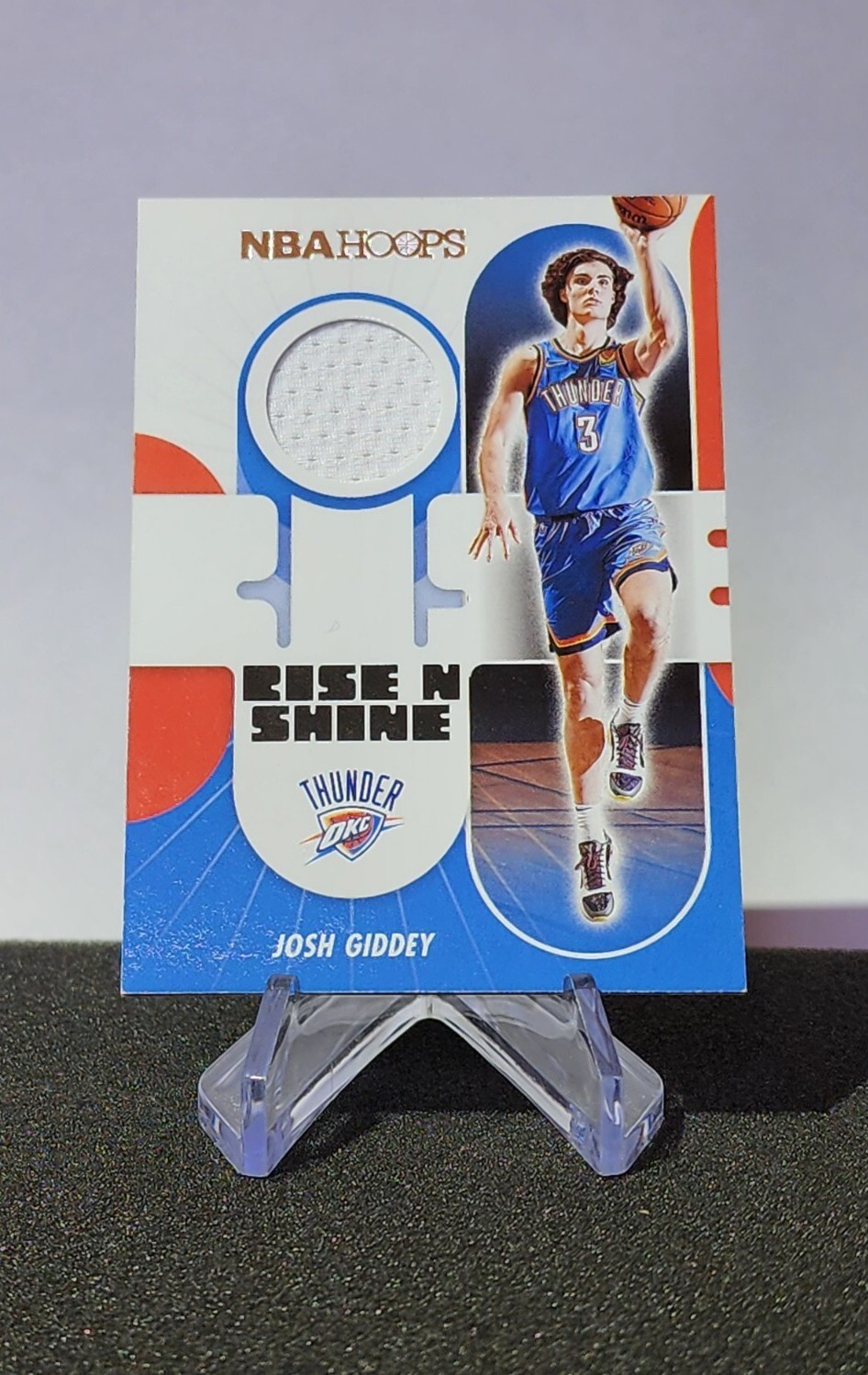 Josh Giddy 2021-22 Panini NBA Hoops Rise N Shine Jersey Relic Rookie RC ...