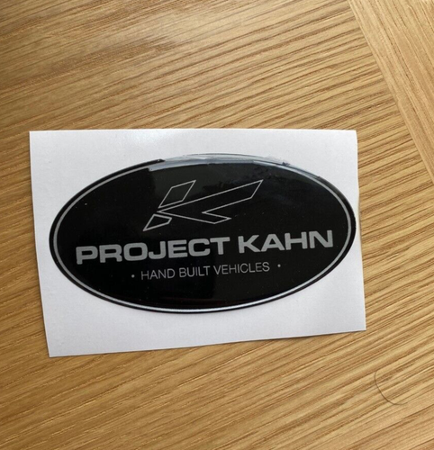 Project Kahn Hand Built Domed Sticker Badge Decal 3D Gel Car Sticker ...