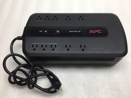 APC Back-UPS ES 750 Battery Backup & Surge Protector BE750G TESTED NO ...