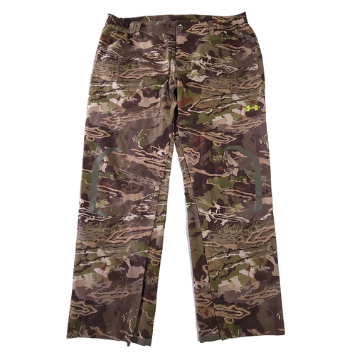 Under Armour Storm Gore-Tex Pants Camo Real Tree Hunting Essential Rain ...