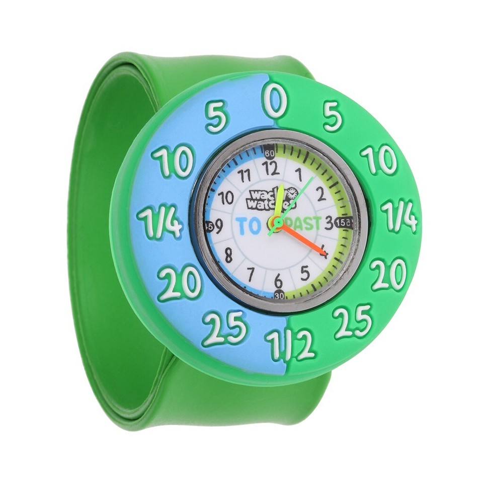 Watch Analogue Childrens Unisex Silicone Rubber Slap Wrist Pop Boys ...