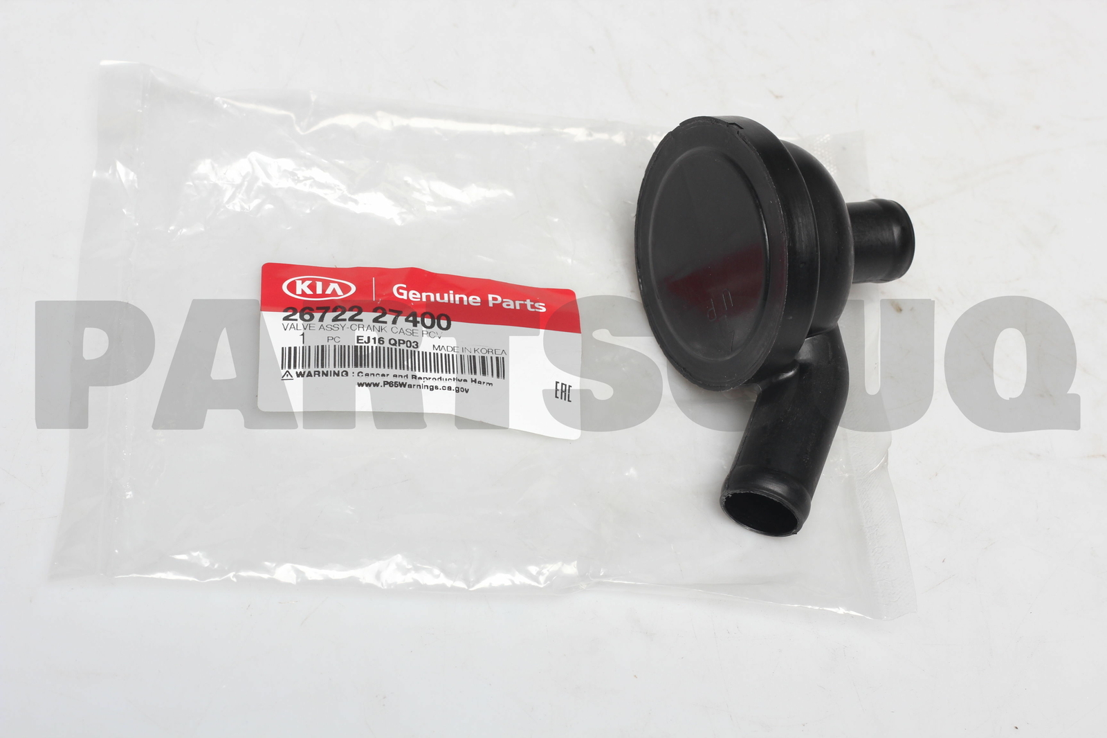 2672227400 Genuine Hyundai / KIA VALVE ASSY-CRANK CASE PCV | eBay