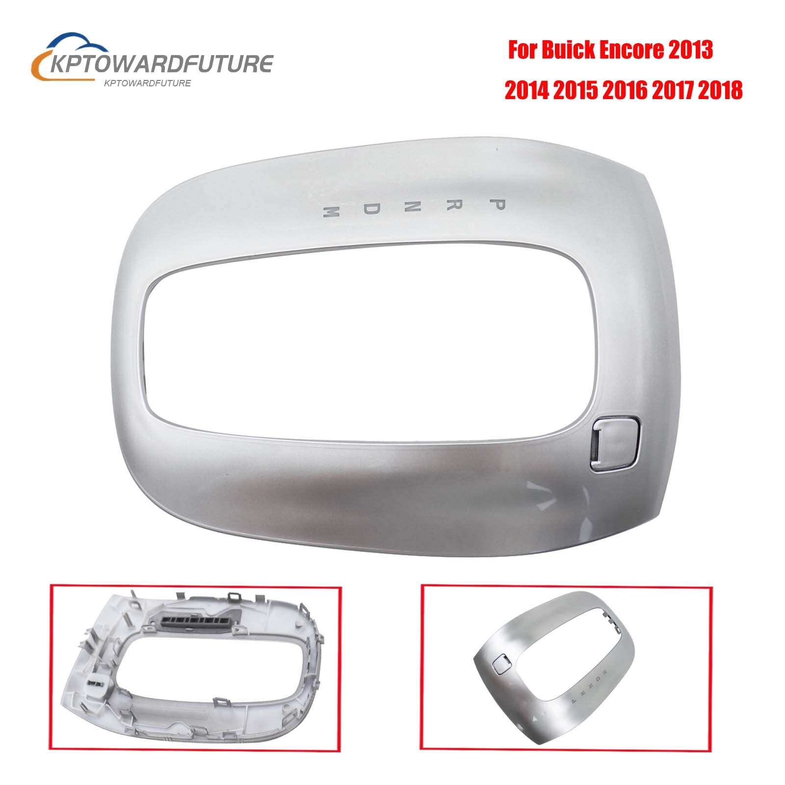 Fit for Buick Encore 2013-2018Chrome Gear Stick Shift Gaiter Boot Bezel ...