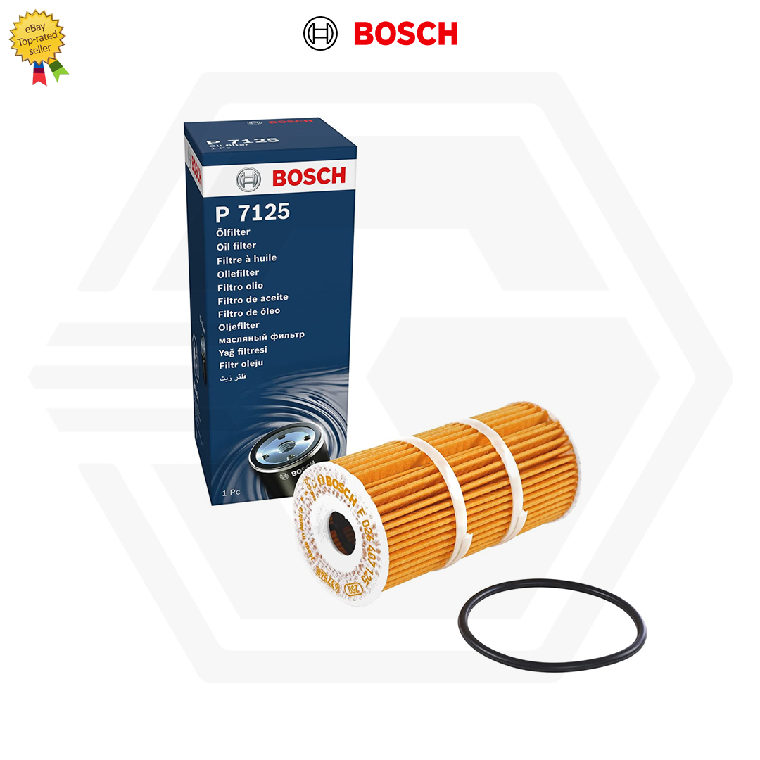 Bosch Oil Filter P7125 Fits Nissan X-Trail T32 1520800Q1G F026407125 ...