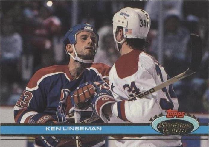 1991-92 Topps Stadium Club - Ken Linseman #295 for sale online | eBay