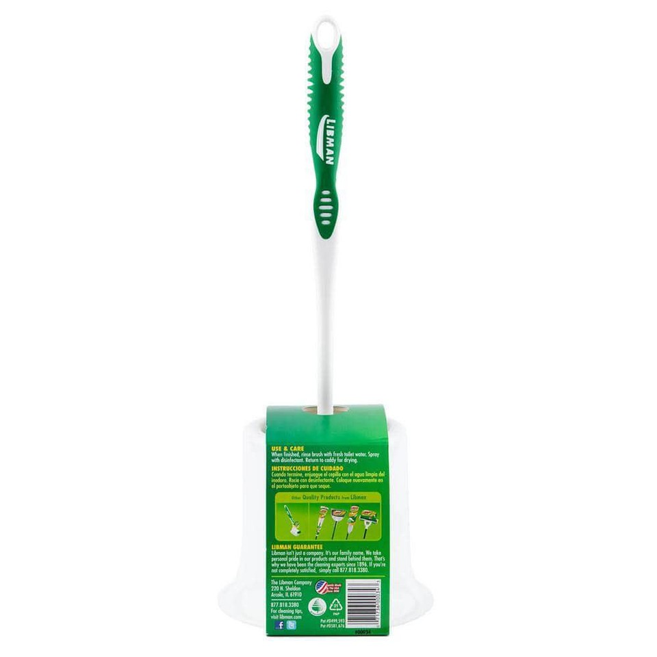 Libman Toilet Bowl Brush and Storage Caddy Holder Bathroom Cleaner | eBay