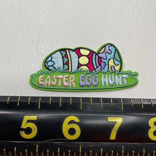 Colorful Eggs EASTER EGG HUNT Patch M008 | eBay