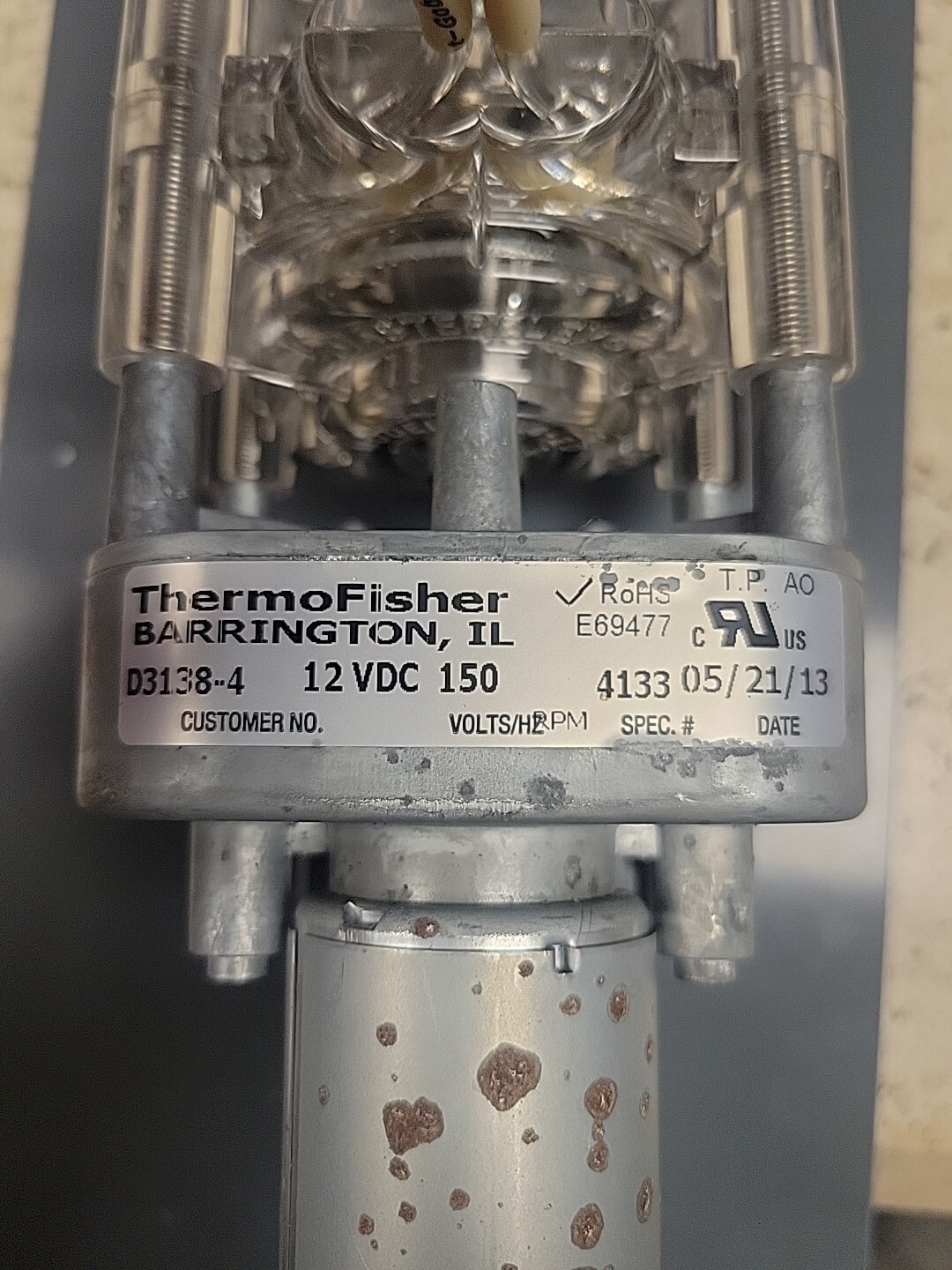 ThermoFisher D3138-4 With 2x Cole-Parmer Masterflex 7014-20 Peristaltic ...