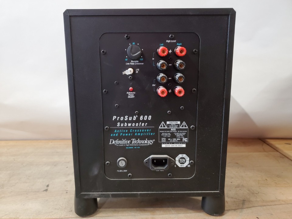 Definitive Technology ProSub 600 Powered Subwoofer | eBay