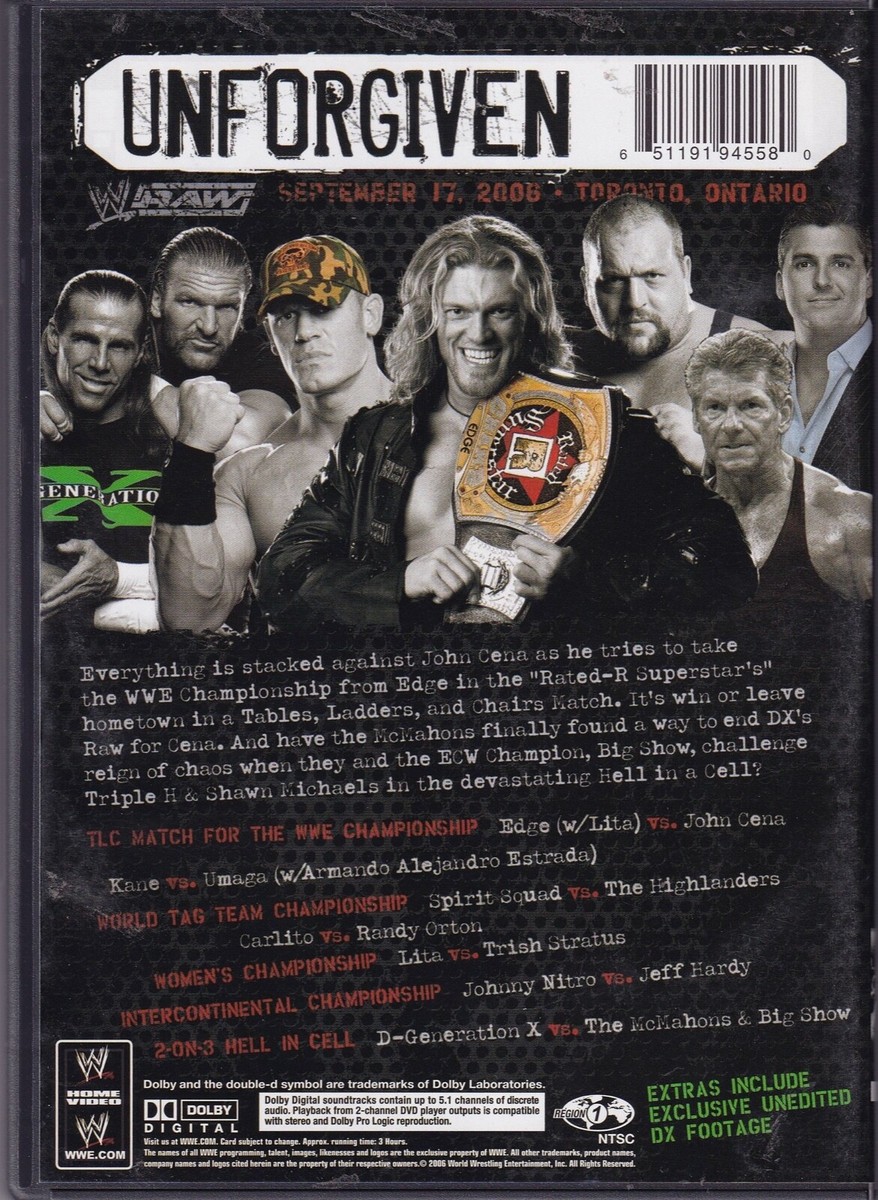 John Cena Vs Edge Unforgiven 2006 Edge Vs. John Cena From Unforgiven