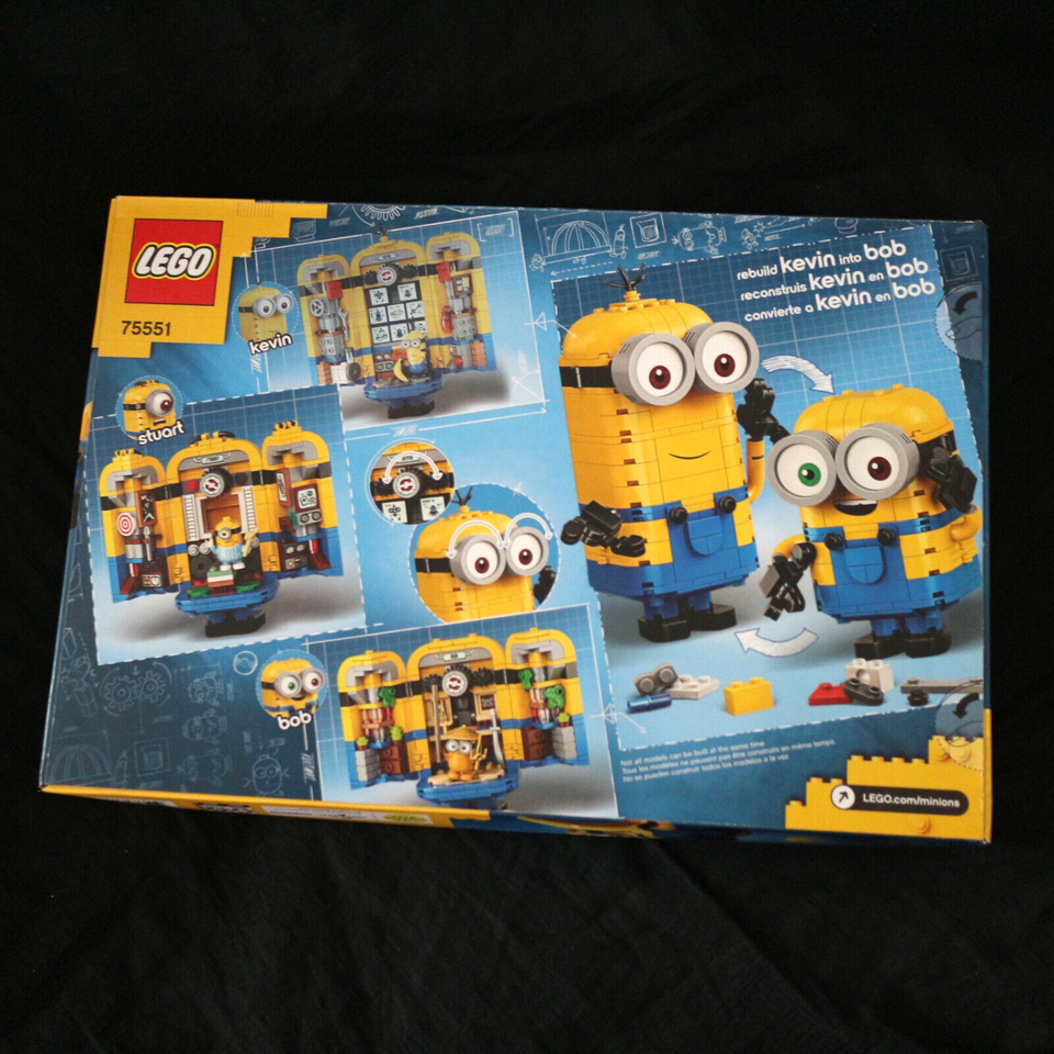 NEW LEGO 75551 Minions The Rise of Gru Lair Kevin Stuart Bob 2019 ...