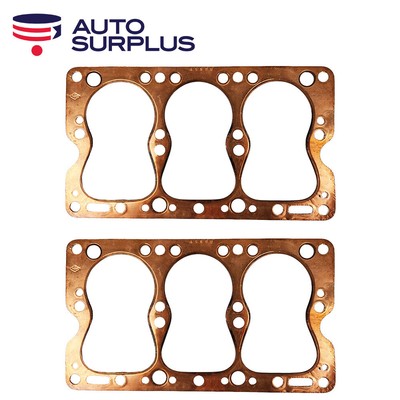 Head Gasket PAIR FOR Pontiac Split Head 186 200 6 Cylinder 1926-1931 ...