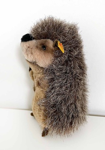 Steiff Joggi Hedgehog plush toy Button and tag 1677/14 Original 6" good ...