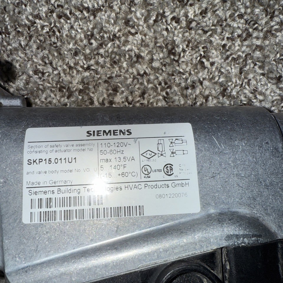 Siemens Gas Valve Actuator, SKP15.011U1 | eBay