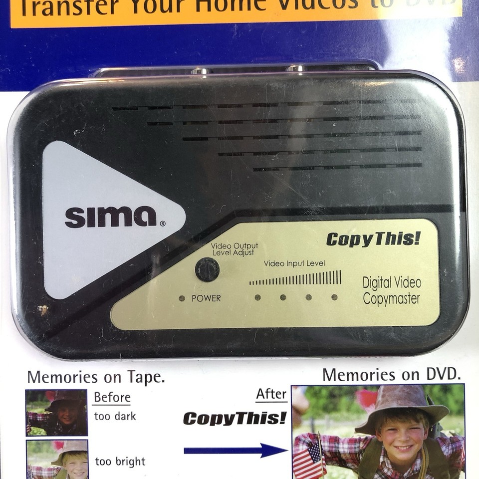 Sima CT-1 VHS Transfer To DVD Copy This Digital Video Enhancer ...